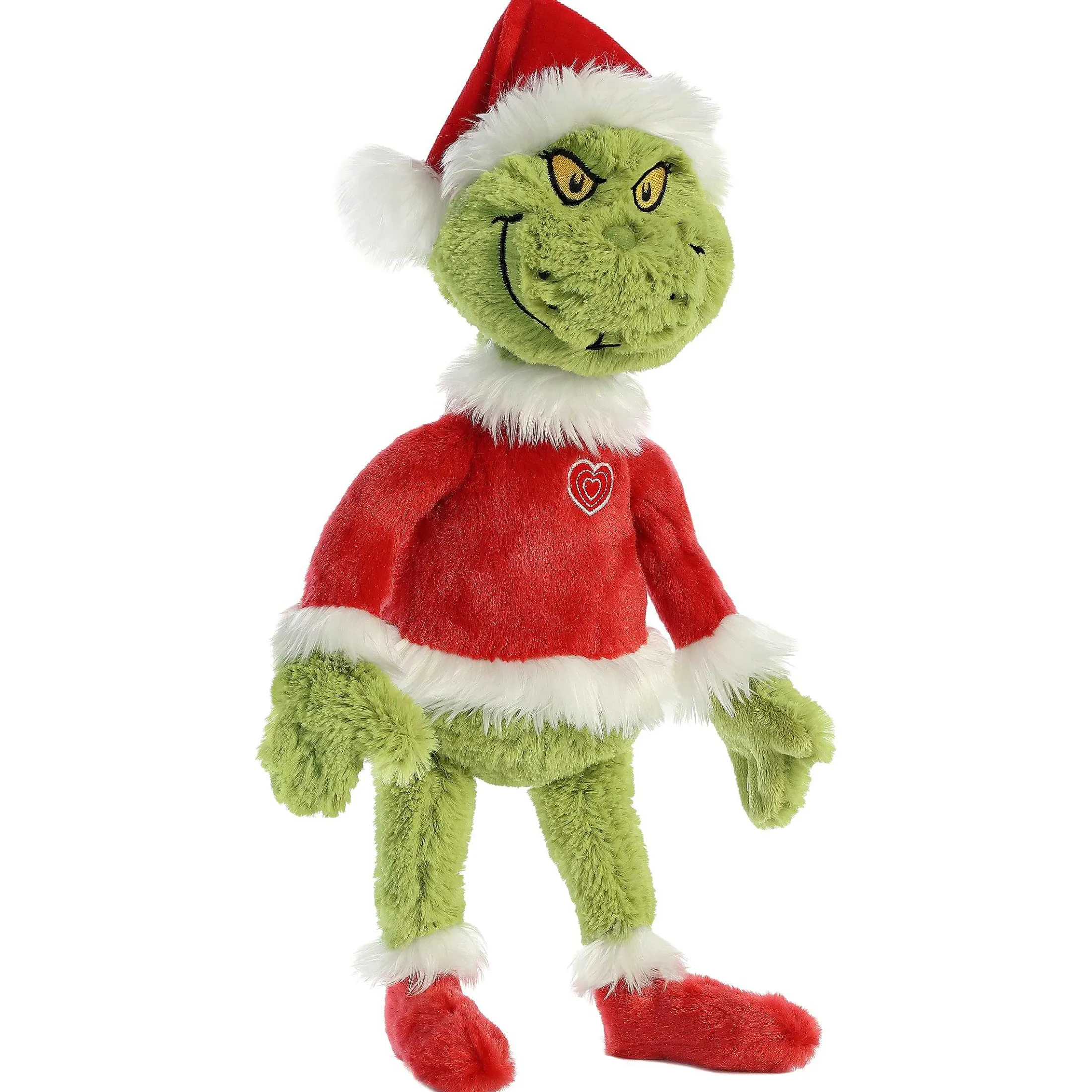 Aurora® - Dr. Seuss - 16" Grinch Santa - Aurora Cuddly Toys